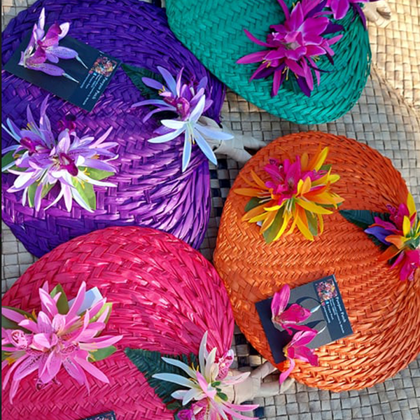 Hand Crafted Island Pandanus Fans – Fiji Community Market